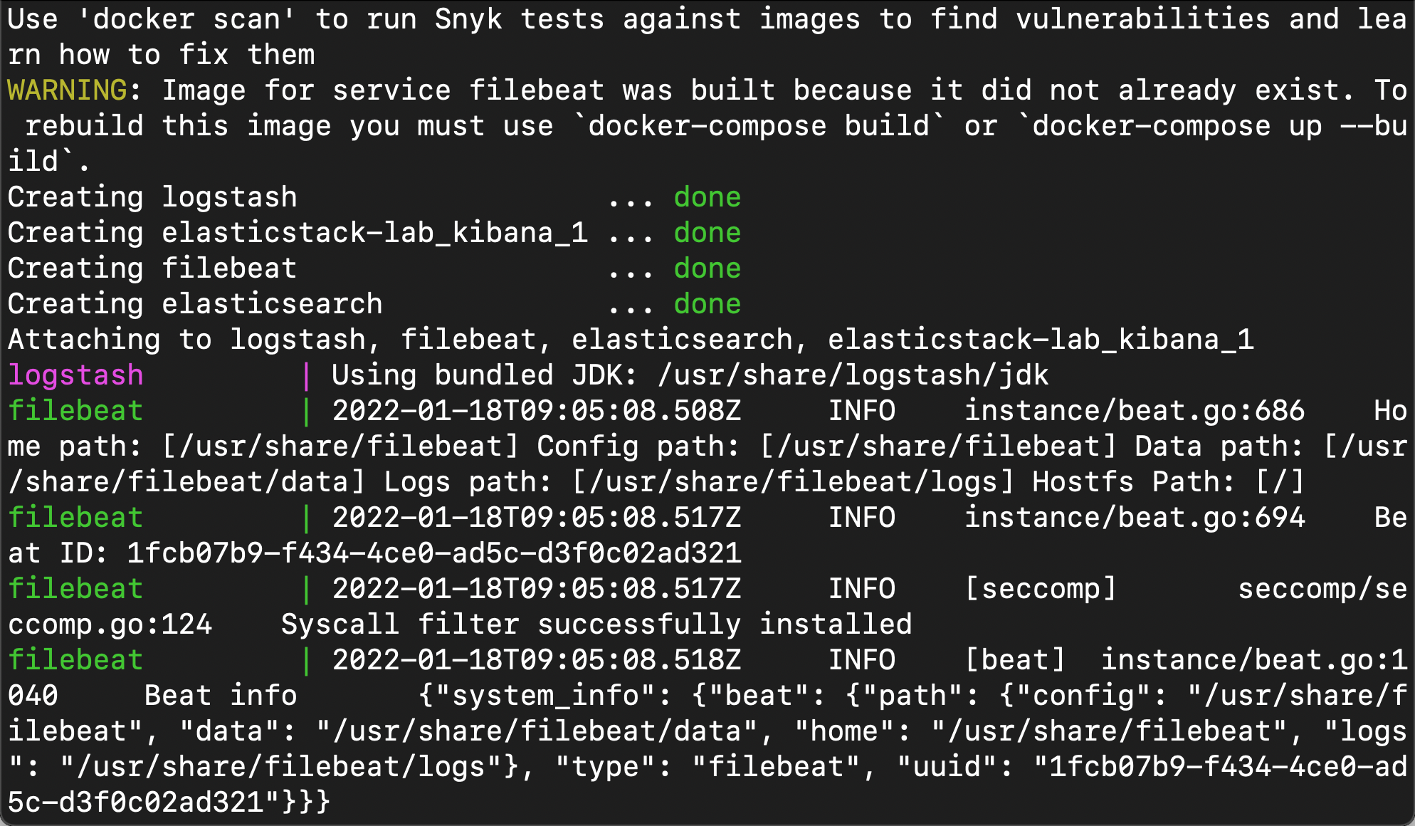 Elastic: Use Docker to install Elastic Stack and collect log files ...