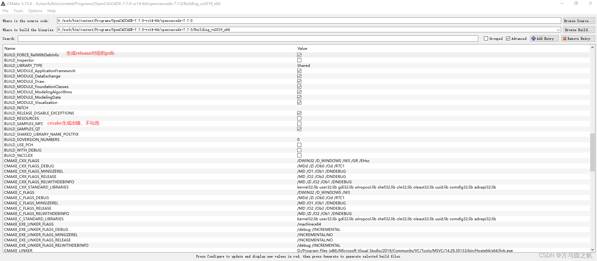 VS2019编译OCCT_occt 文档编译-CSDN博客