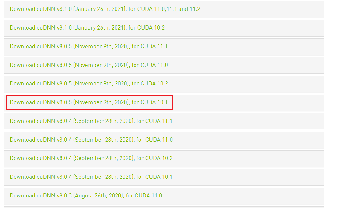 CUDA、cuDNN以及pytorch的版本选择和下载_cuda官网选择版本-CSDN博客