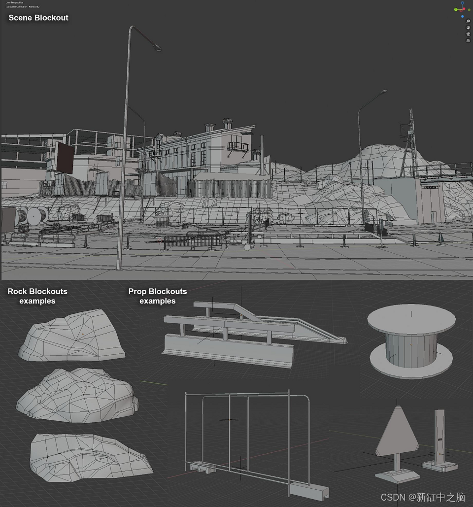 高速公路数字孪生3D场景制作全流程记录【Blender + UE4】_blender 数字孪生-CSDN博客