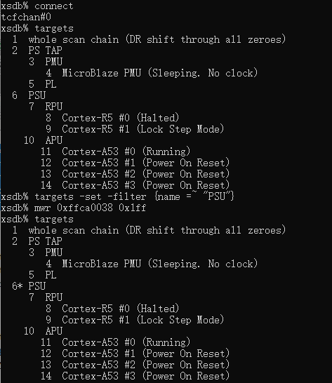 Xilinx软件开发: 用仿真器在XSCT下加载u-boot_xilinx software commandline tool 使用-CSDN博客