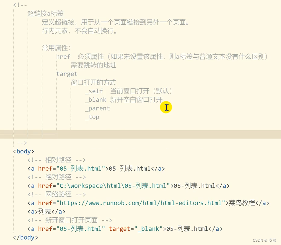 前端学习之html标签小结前端标签只写标尾 Csdn博客