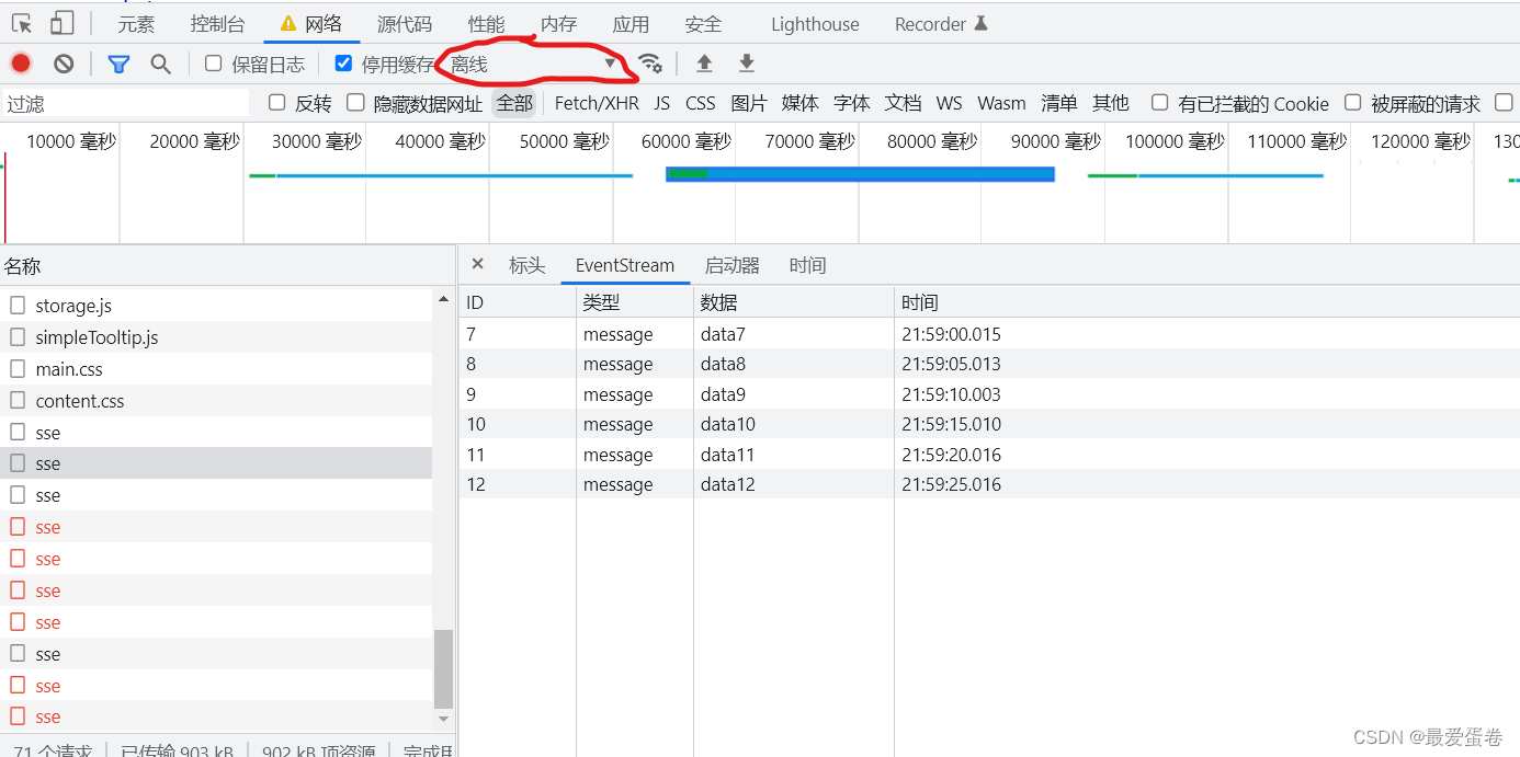 Server side event (SSE)实现消息推送功能-CSDN博客
