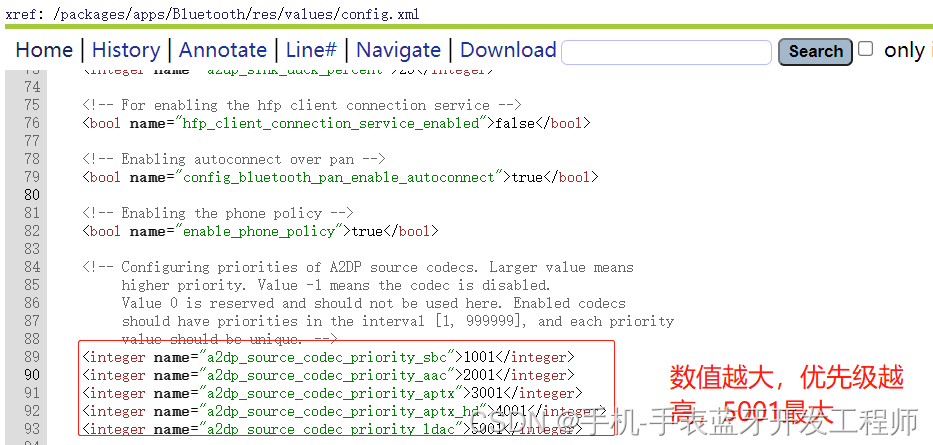 Android 蓝牙 A2dp 播放音乐时候codec编码格式如何选择？_android 蓝牙 a2dp更改编码codec格式-CSDN博客