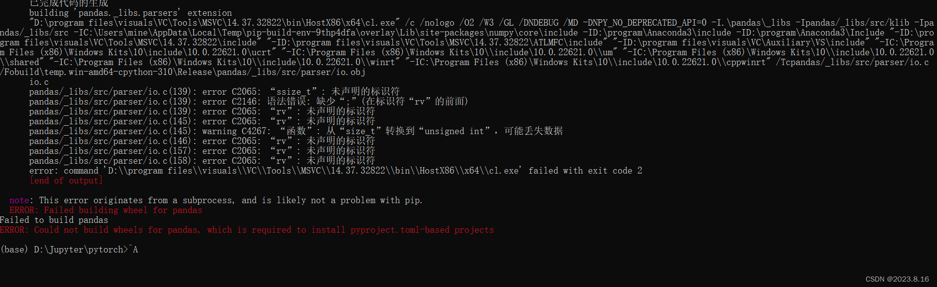 Anaconda的base环境中下载d2l==0.17.6失败_d2l.0.17.6下载-CSDN博客