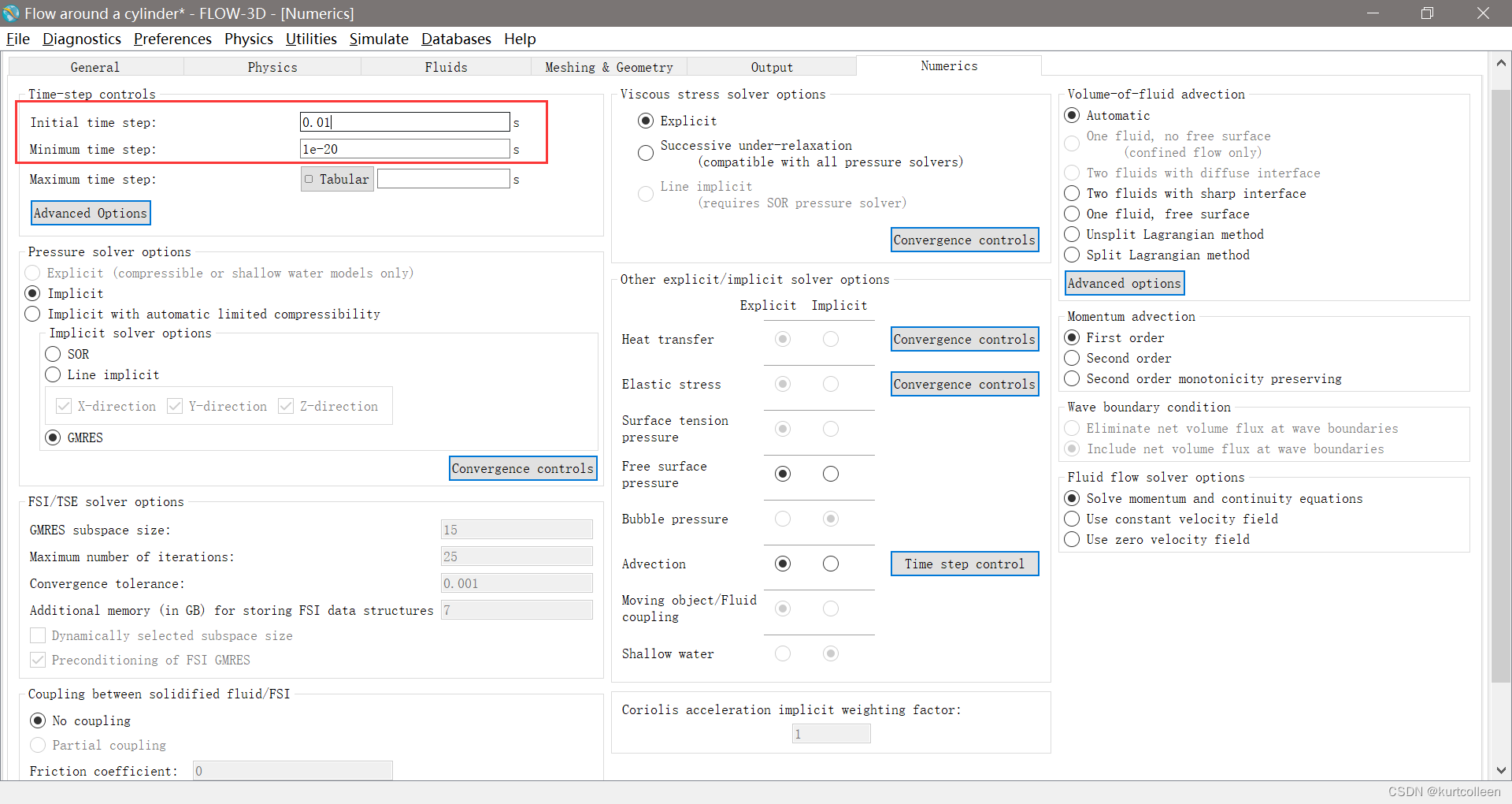 【Flow3D】水利冲淤模型练习步骤记录_flow3d冲刷-CSDN博客