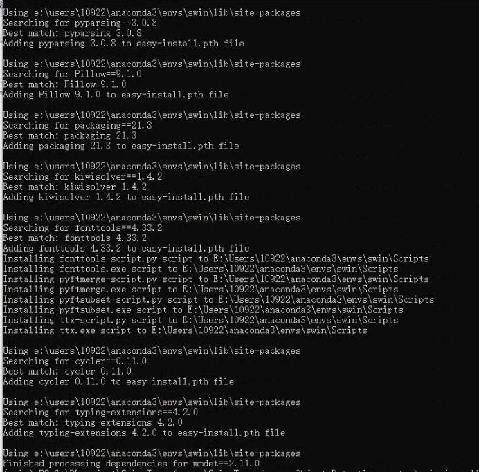 windows系统配置swin transformer环境_swin transformer windows-CSDN博客
