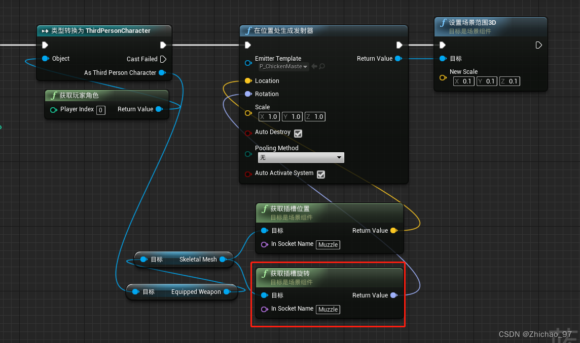 【UE4 第一人称射击游戏】14-生成枪口火焰_ue4枪口火焰-CSDN博客