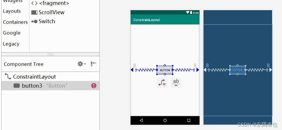 安卓约束布局中Missing Constraints in ConstraintLayout错误解决方法_button : missing constraints in constraint ...