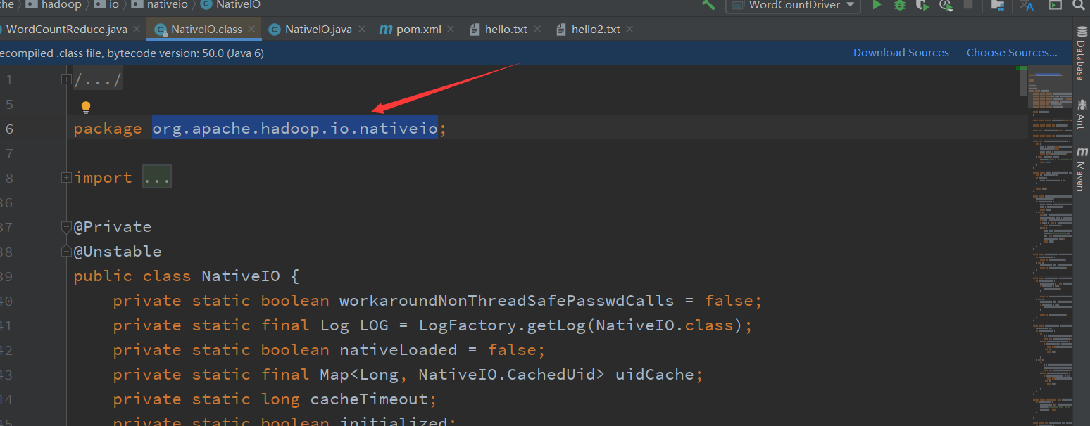 IDEA遇到Exception in thread “main“ java.lang.UnsatisfiedLinkError: org.apache.hadoop.io.nativeio ...