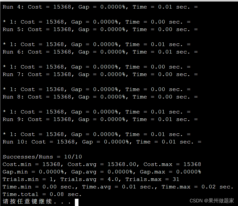 【lkh算法体验】python调用lkh算法求tsp问题 Csdn博客