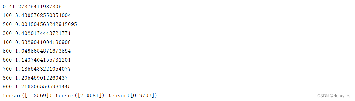 Pytorch 多项式回归pytorch梯度下降求多元函数 Csdn博客