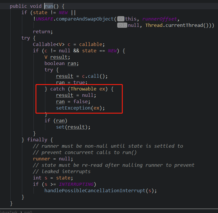 Threadpoolexecutor 线程池执行失败，并没有任何错误信息抛出 Threadpoolexecuter线程突然死亡不往下执行也没异常 Csdn博客