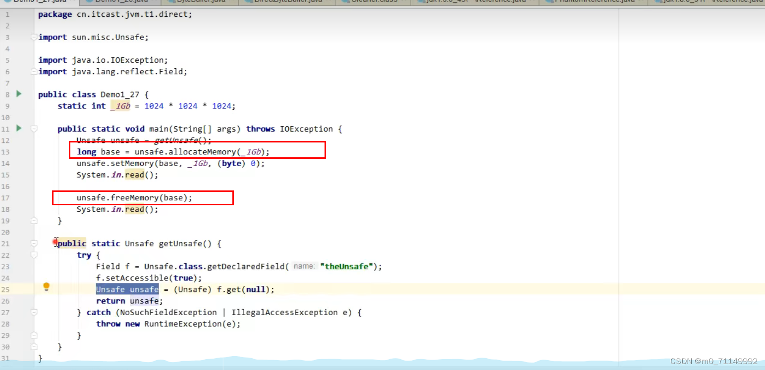 ByteBuffer原理与unsafe类以及关于jvm 和 系统之间的直接内存_bytebuffer内存分配回收-CSDN博客
