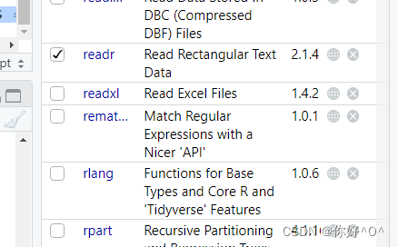 R中包的安装及使用_readr包安装-CSDN博客