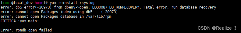 记一次rsyslog 引发的Structure needs cleaning问题处理_systemct1 status rsys1og failed for path-CSDN博客