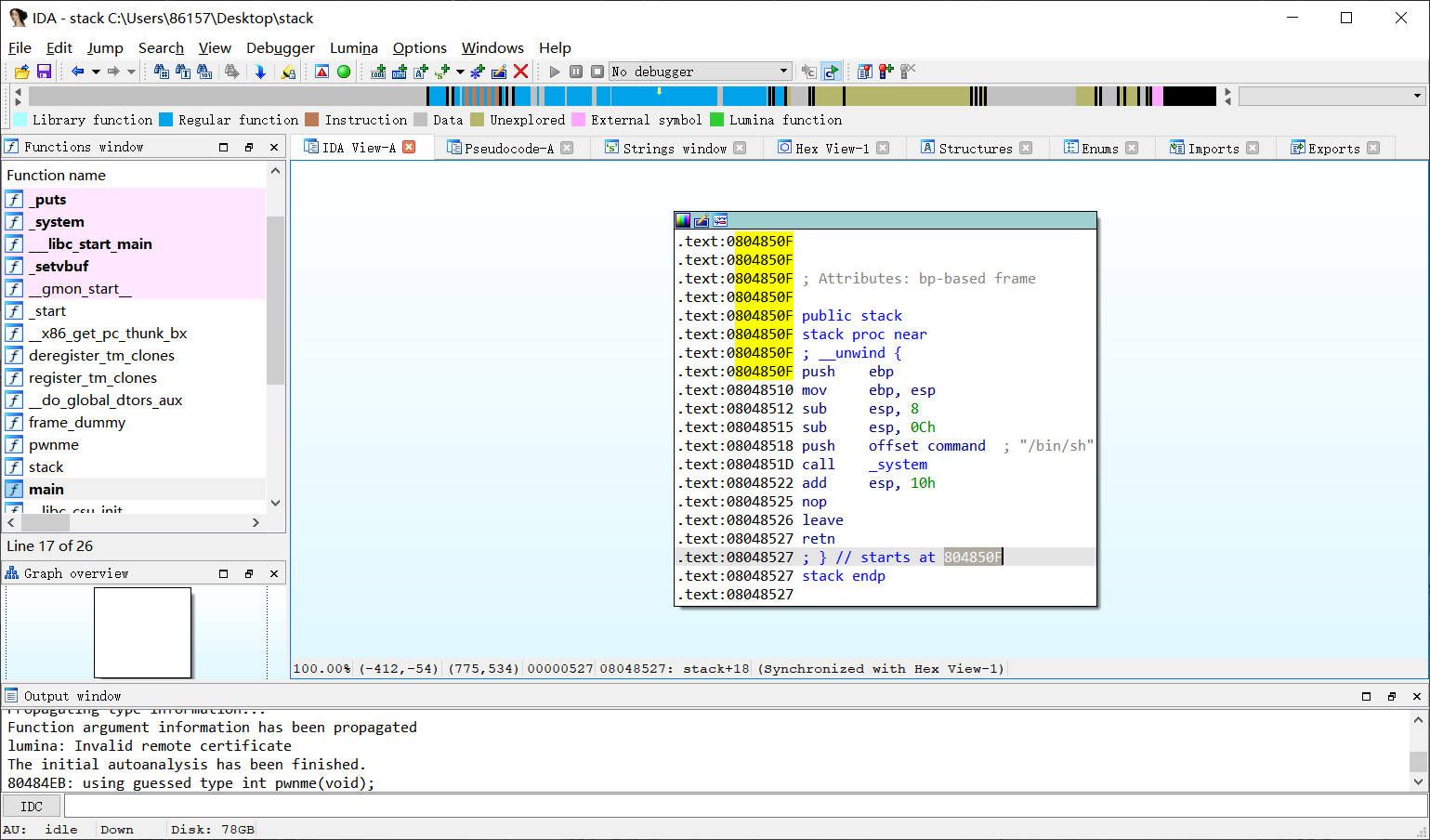 Ctfshow pwn 02（自己做出的第一道pwn题）_ctfshow pwn02_TJNing1204的博客-CSDN博客