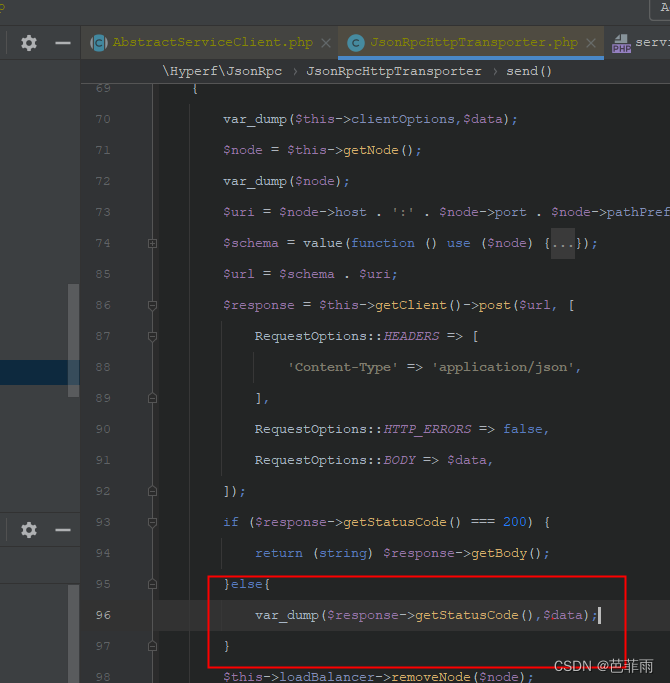 Hyperf框架中使用jsonrpc服务报错Cannot select any node from load balancer.的问题排查-CSDN博客