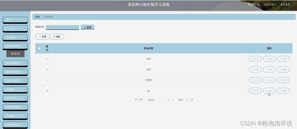计算机毕业设计(附源码)python英语四六级在线学习系统python在线外语学习系统 Csdn博客