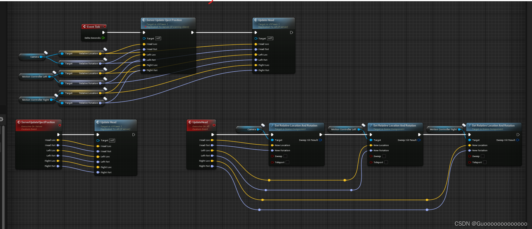 UE4UE5 VR开发多人联机RPC的坑_ue5开发vr通过手柄移动-CSDN博客