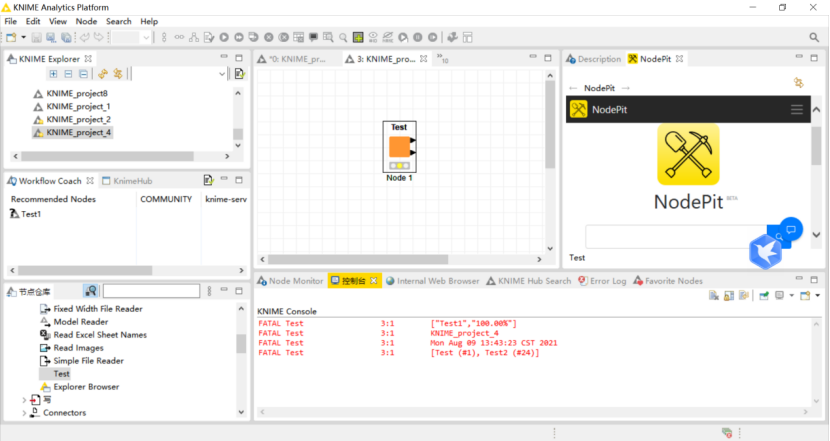 KNIME节点推荐预研与自定义实现_knime data explorer节点-CSDN博客
