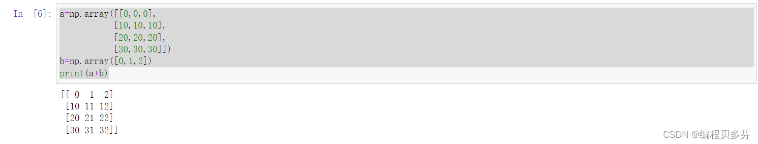 Numpy中的广播机制详解_numpy广播-CSDN博客