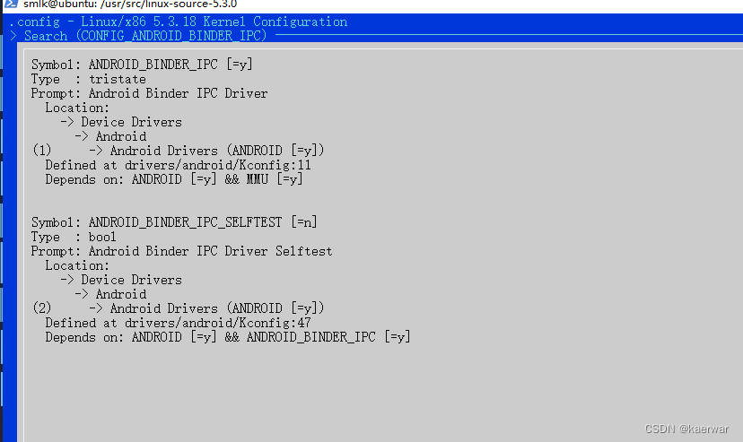 Ubuntu Android Binder 编译编译binder内核模块 Csdn博客