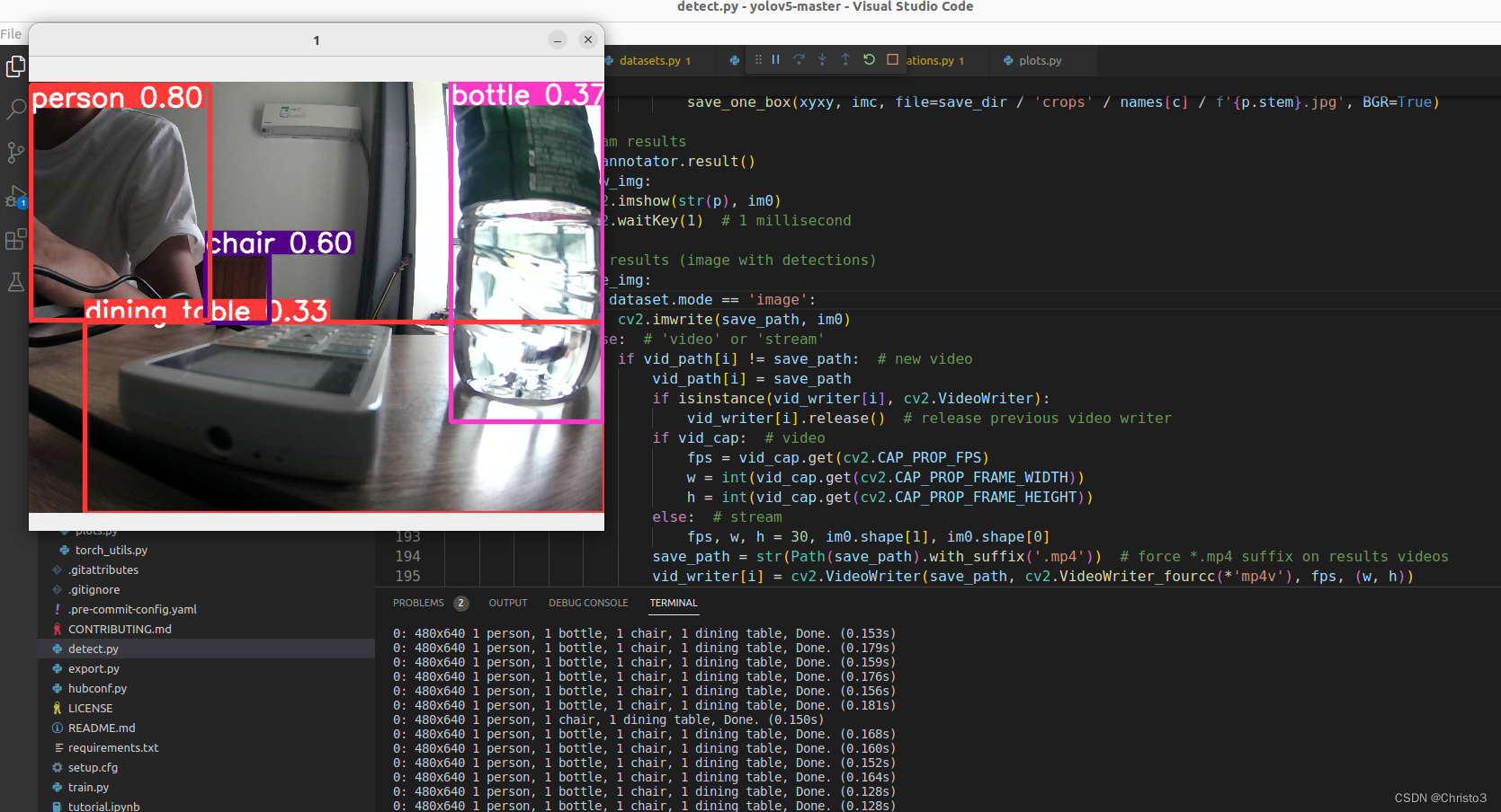 ubuntu20.04 yolov5调用外接摄像头检测_yolov5连接网口摄像头-CSDN博客