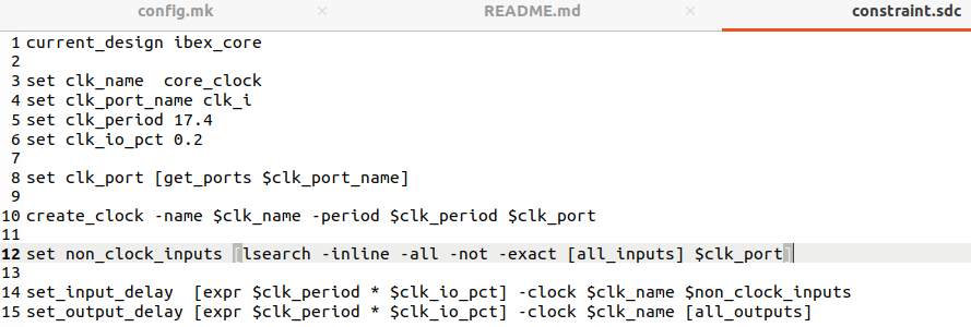 IC后端物理实现自动化工具 OpenROAD系列（三）ibex-32位2级流水线 RISC-V CPU 的物理实现_ibex fpga-CSDN博客