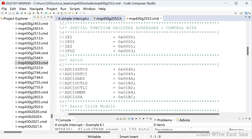 MSP430单片机C语言编程与实践（入门篇）之六----C语言简介（3）_中断程序msp430-CSDN博客