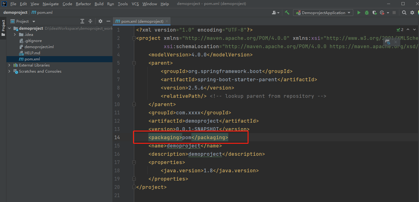 springboot模板项目搭建：创建父工程_如何在原有springboot模块上添加父包-CSDN博客