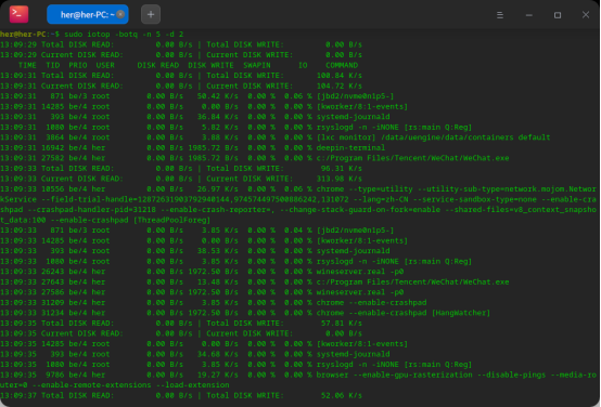 【Linux小试牛刀】Linux-iotop命令_iotop total和actual-CSDN博客