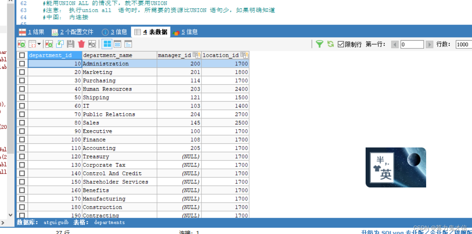 SQL 7种SQL JOINS的实现-CSDN博客