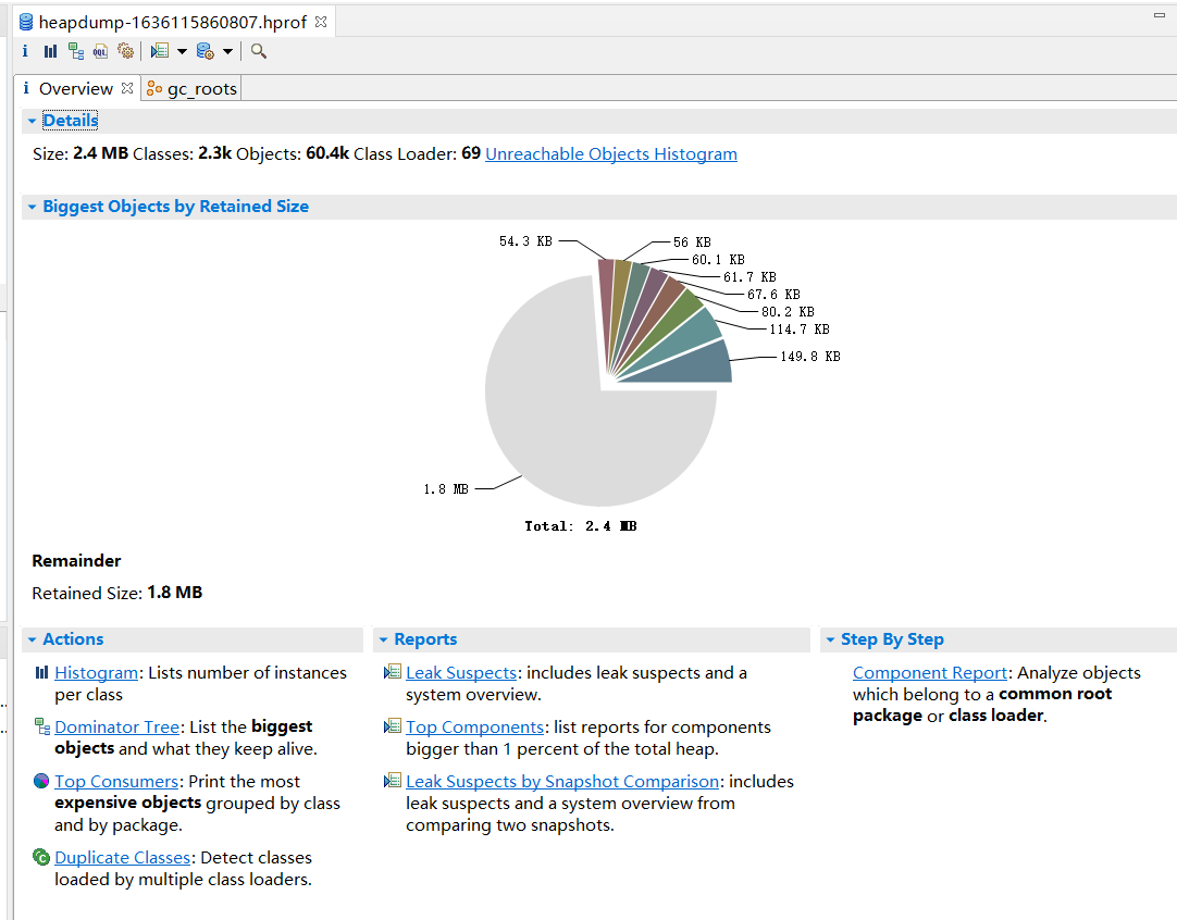 【JVM调优工具篇】使用MAT工具分析dump文件（查看GC Roots）_dump文件怎么看gc-CSDN博客