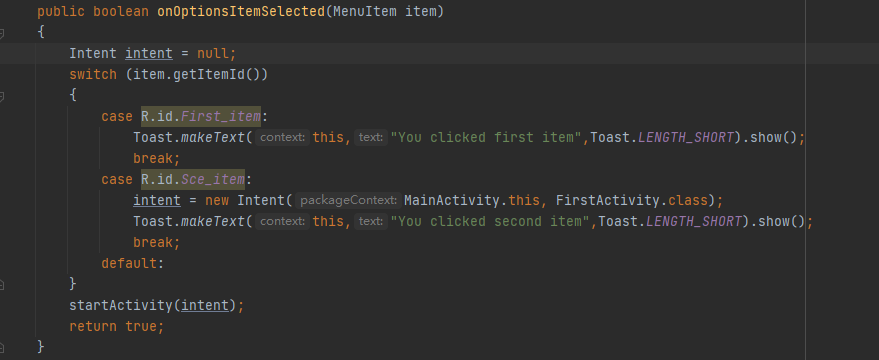 Android Studio Menu item 的简单使用_android menuitem-CSDN博客
