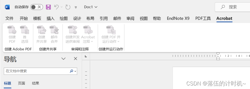 Word问题：自定义UI运行错误、endnote和acrobat插件的选项卡变灰_kingsoft internet security office addin-CSDN博客