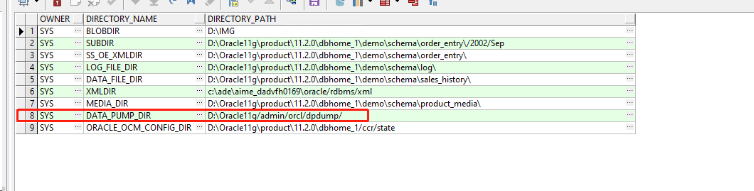 Oracle 服务端expdp 导出，Impdp 导入 expdp 导出的 .dmp文件_查询expdp目录-CSDN博客