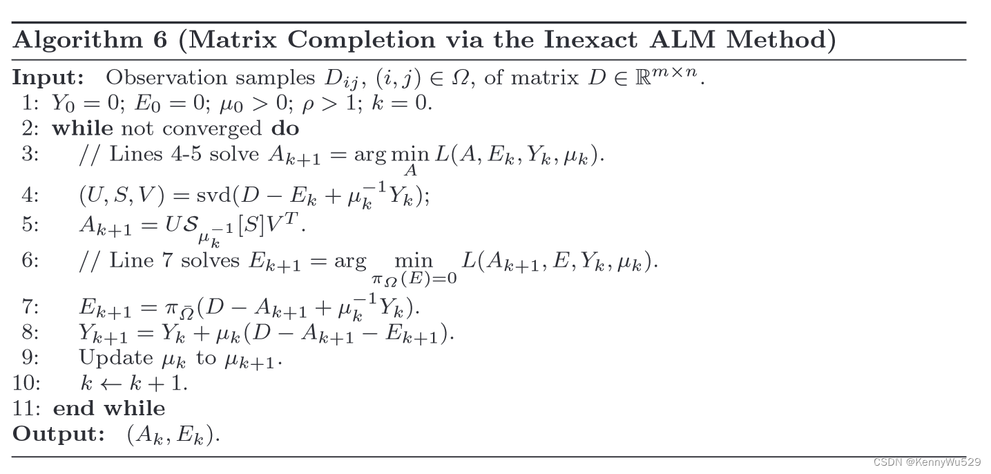 入门：The Augmented Lagrange Multiplier Method for Exact Recovery of Corrupted Low-Rank Matrices辅助 ...
