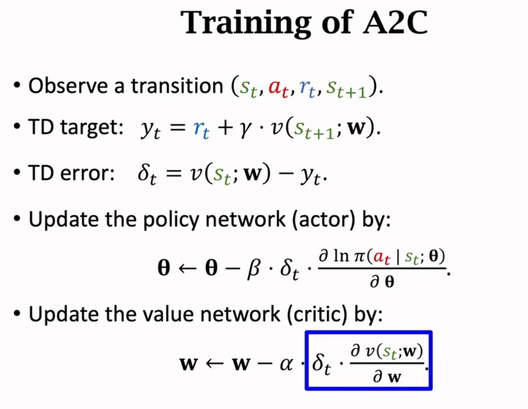 【强化学习-17】Advantage Actor-critic (A2C)_advantage actor critic(a2c)原论文-CSDN博客