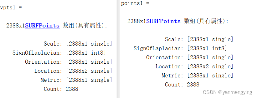 SURF特征提取（使用matlab自带函数）、SIFT、LSD线特征提取_points1 = detectsurffeatures(img1);-CSDN博客