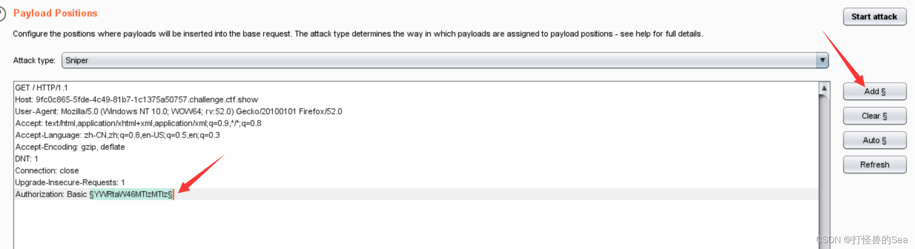 CTF-Web21（爆破）_抓包authorization-CSDN博客