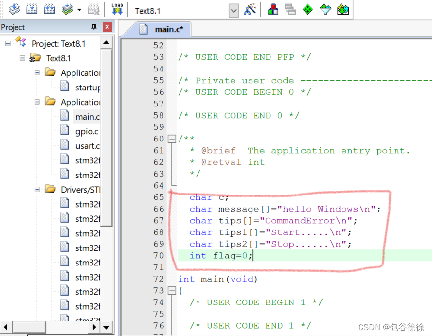 STM32F103C8T6核心开发板下，采用串口中断方式实现多形式的“hello windows”通信输出实例演训_使用接收中断模式输出字符串-CSDN博客