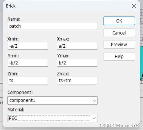 CST---贴片天线建模与仿真_cst天线仿真-CSDN博客