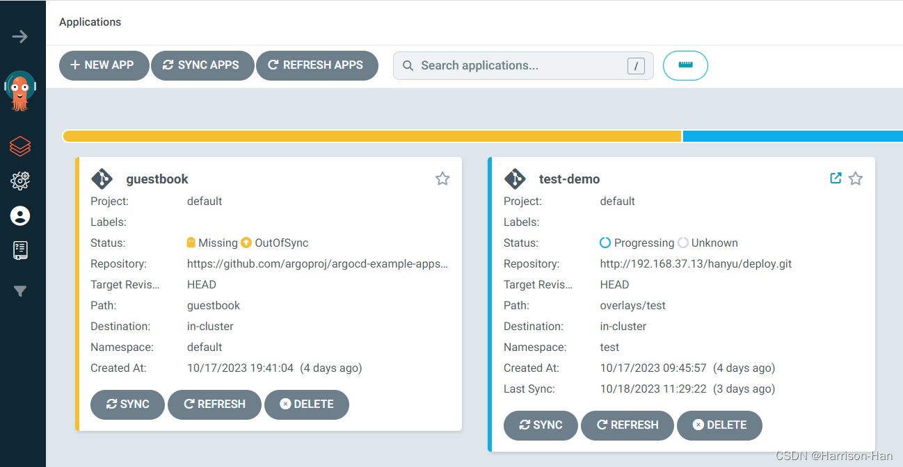 k8s部署Argo CD_argocd默认密码-CSDN博客