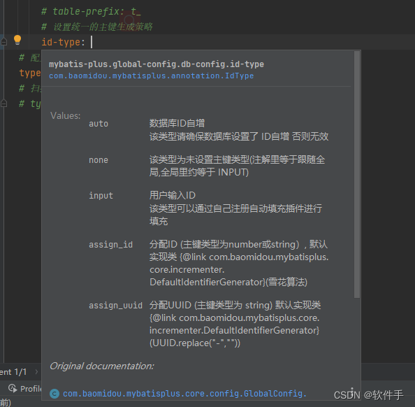 Mybatisplus 全局配置mybatis Plus 自定义globalconfig Csdn博客 1963