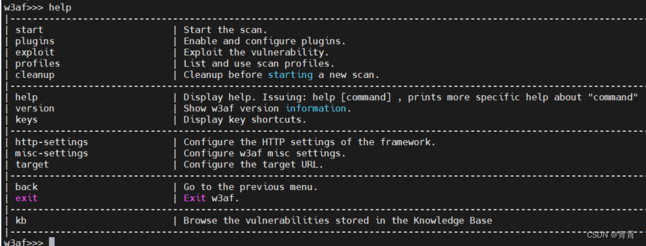 w3af 基于Python的Web应用扫描器-CSDN博客