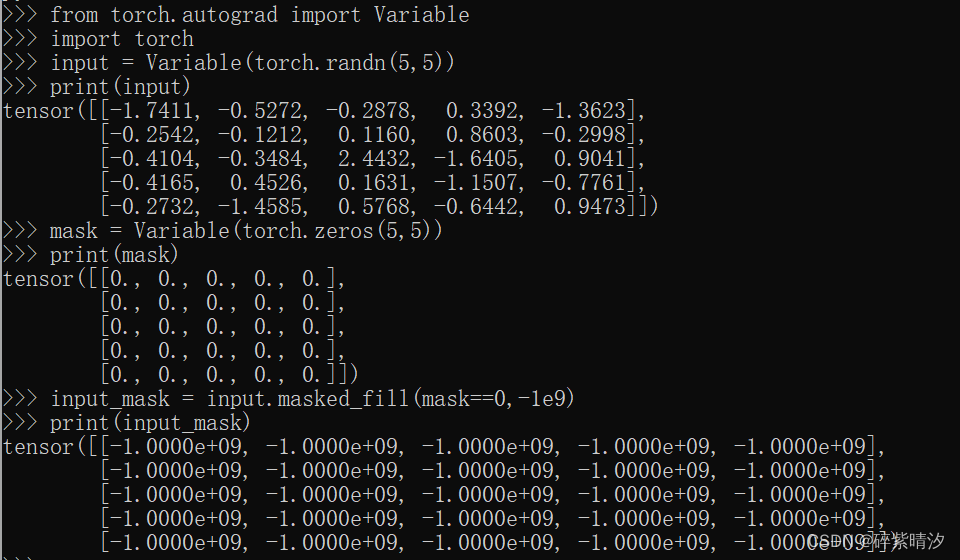 Variable.masked_fill()_mask.fill会回传吗-CSDN博客