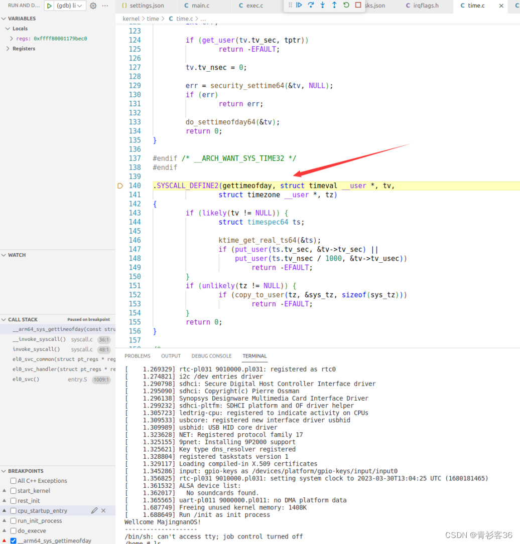 Linux- 分析 time/gettimeofday 系统调用在 ARM64 Linux 中的执行过程_linux gettimeofday-CSDN博客